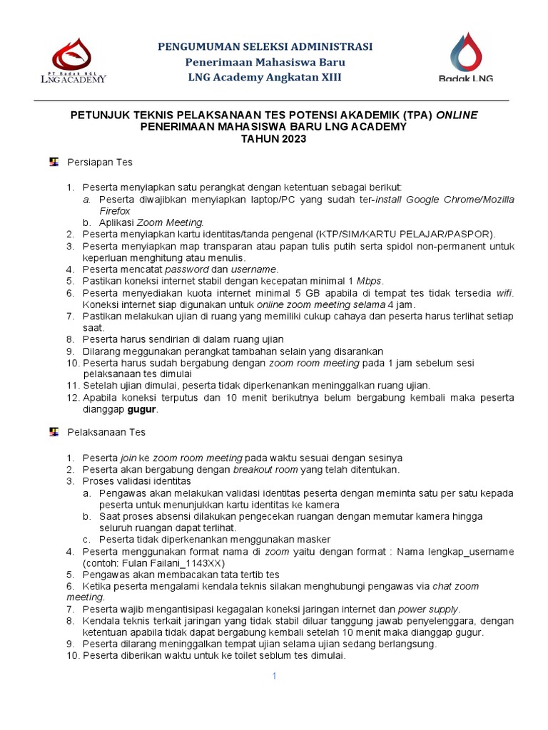 Juknis Dan Tata Tertib | PDF