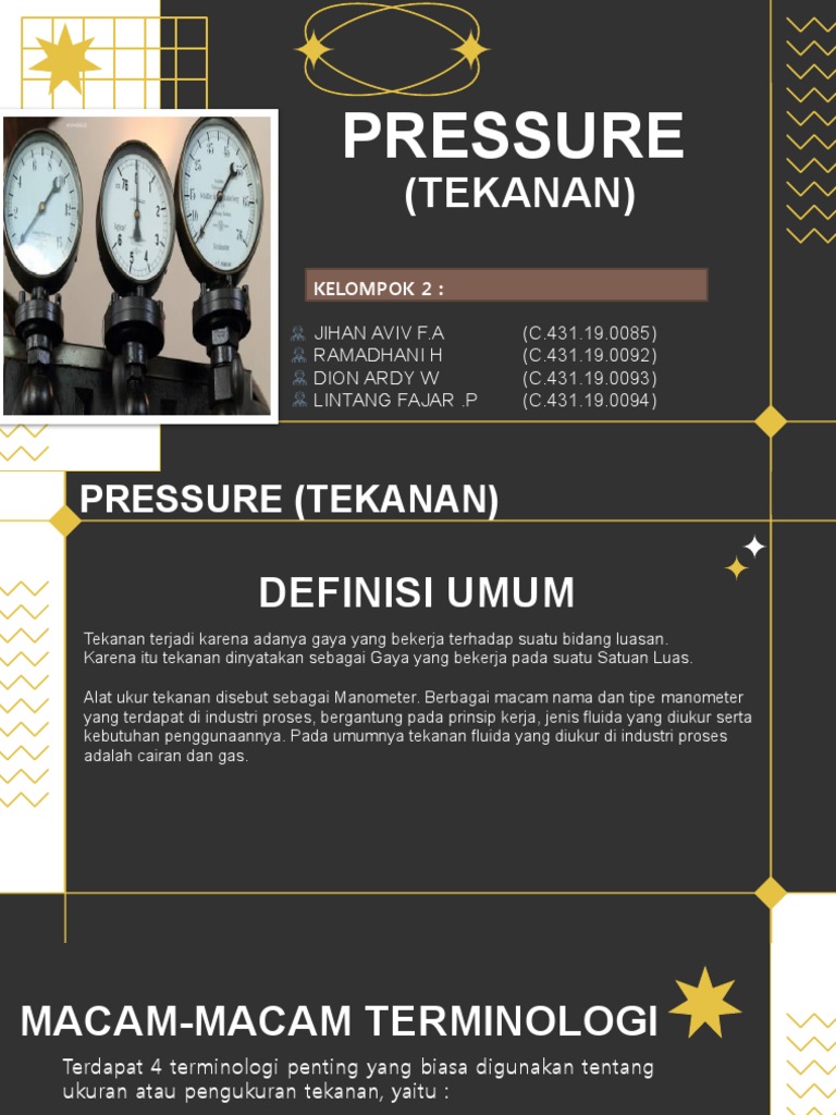 Bab 5 Pressure Instrumentasi | PDF