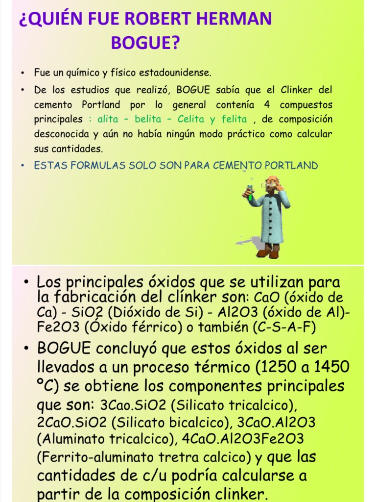 Ejemplo de Aplicacion - Formulas de Bogue | PDF | Cemento | Hormigón