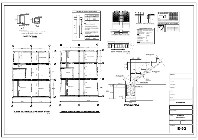 Aligerados A1 | PDF | edificio | Edificios y estructuras