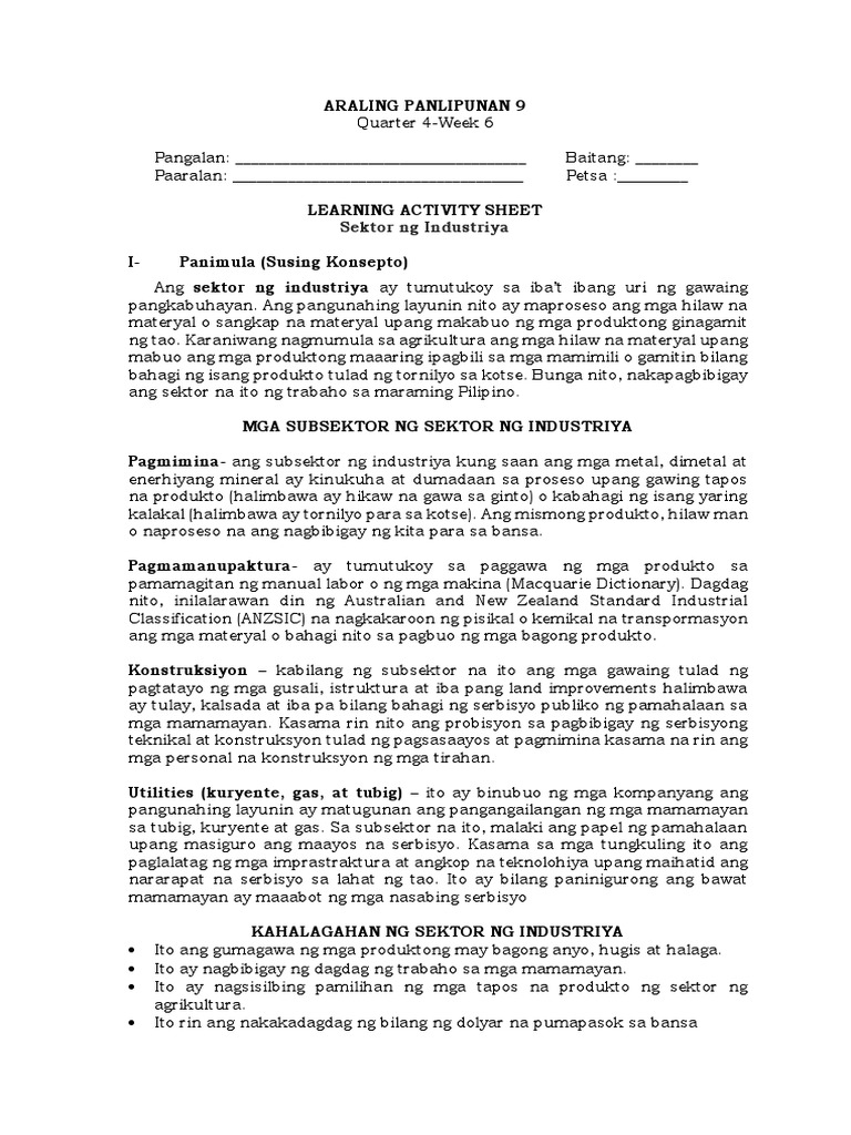 BONGCAWEL-Q4-AP9-W6-LAS | PDF