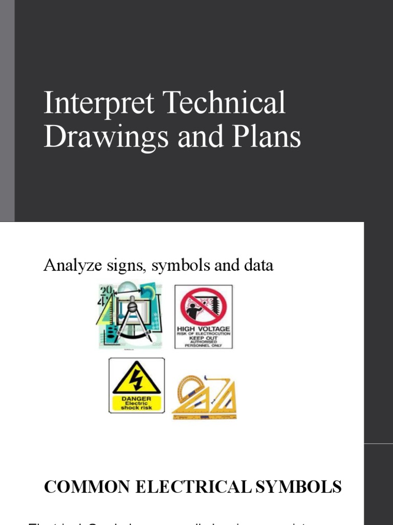 Interpret Technical Drawings and Plans | PDF