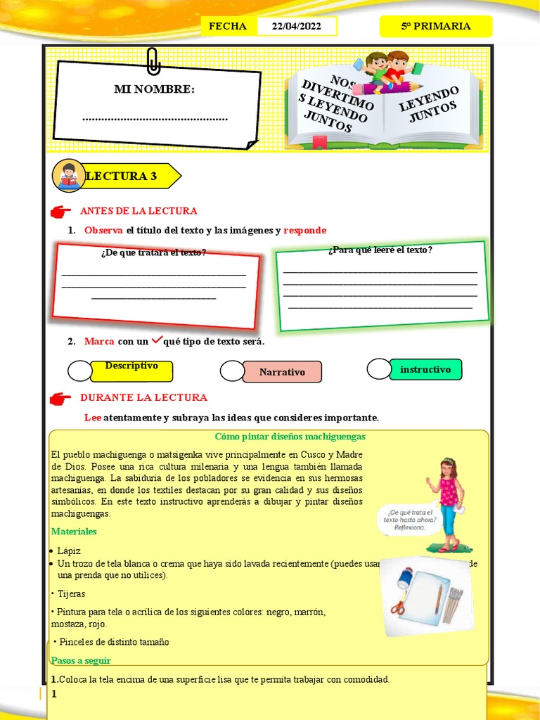 Dia 5 - Leemos Juntos | PDF