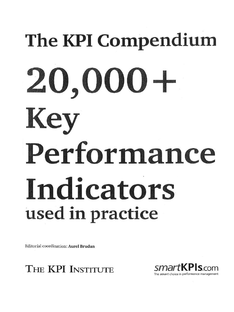 The KPI Compendium | PDF