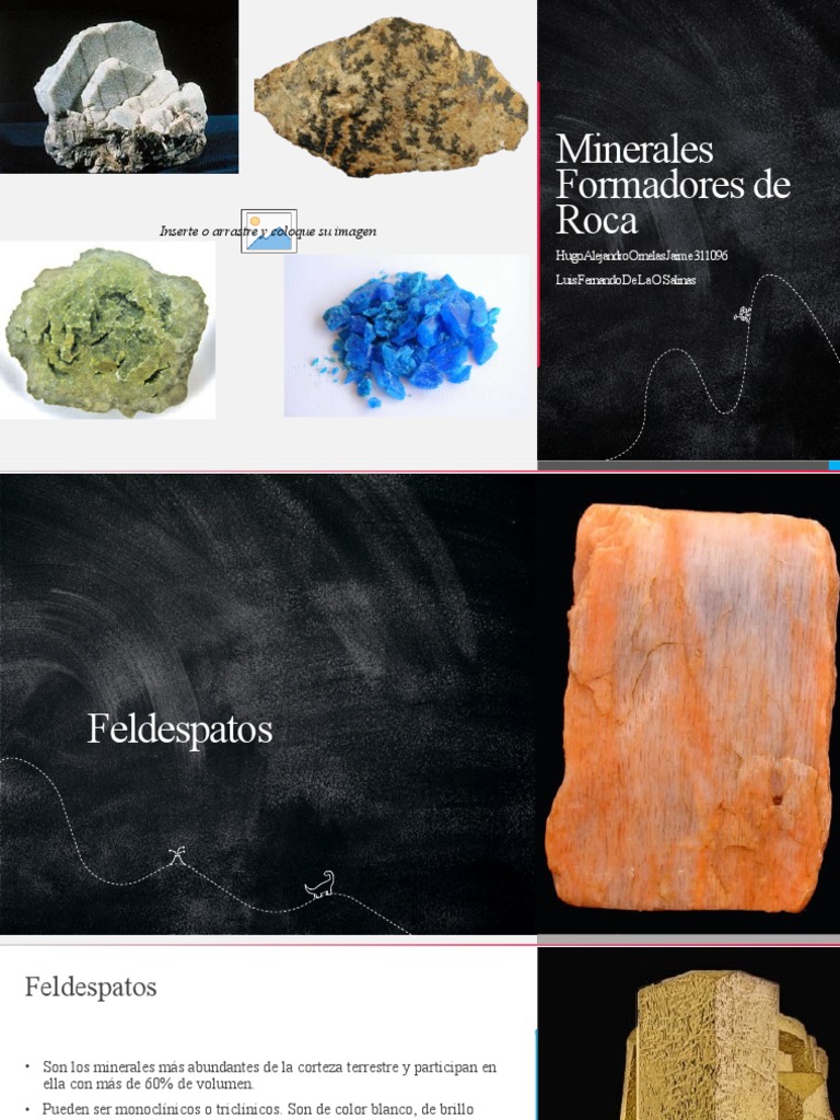 Minerales Formadores de Roca | PDF | Minerales | Naturaleza