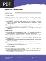 Staff Vetting Template | PDF