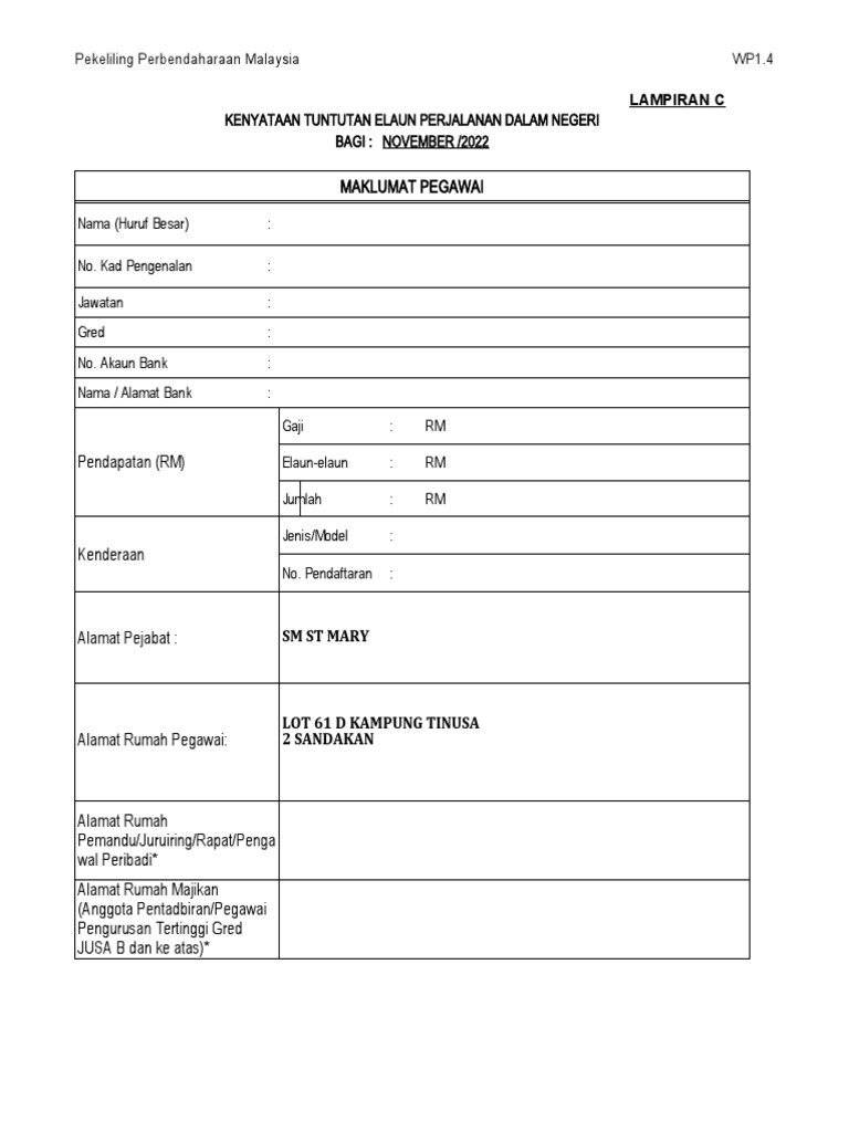 Contoh Tuntutan | PDF