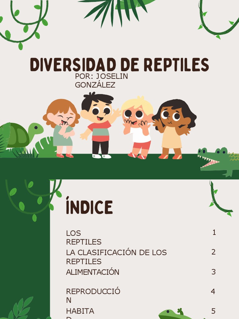 PPT sobre los reptiles | PDF | Reptil | Tortuga