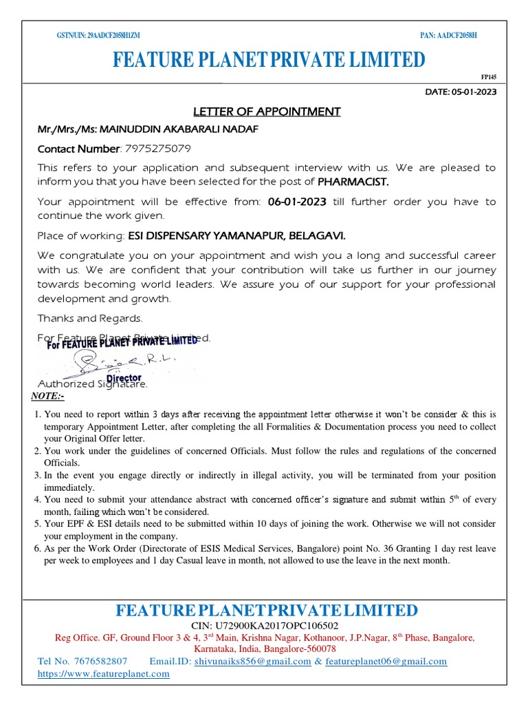 Internship Form Format | PDF | Government