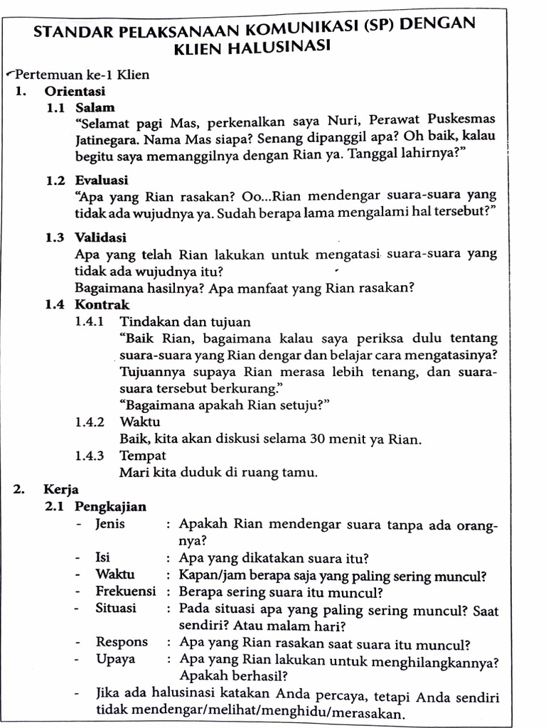 SP Halusinasi Dan RBD | PDF