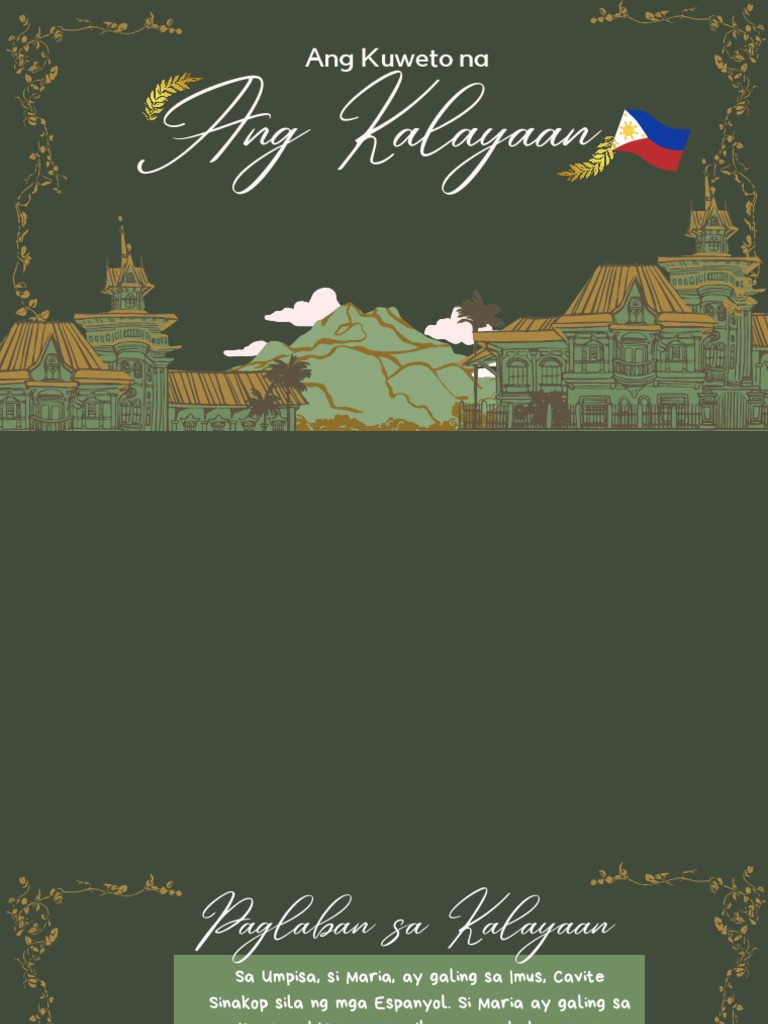 Ang Kuwento na ang Kalayaan | PDF