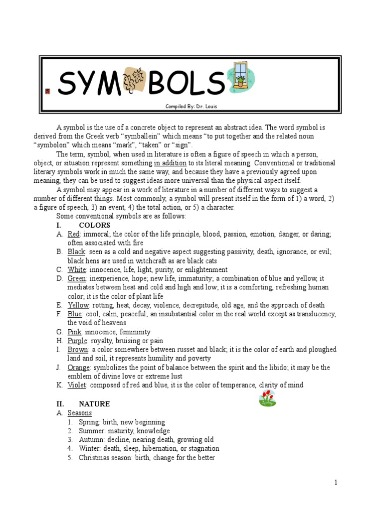 Symbolism in Literature | PDF