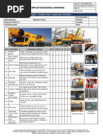 Hoist Checklist | PDF | Crane (Machine) | Components