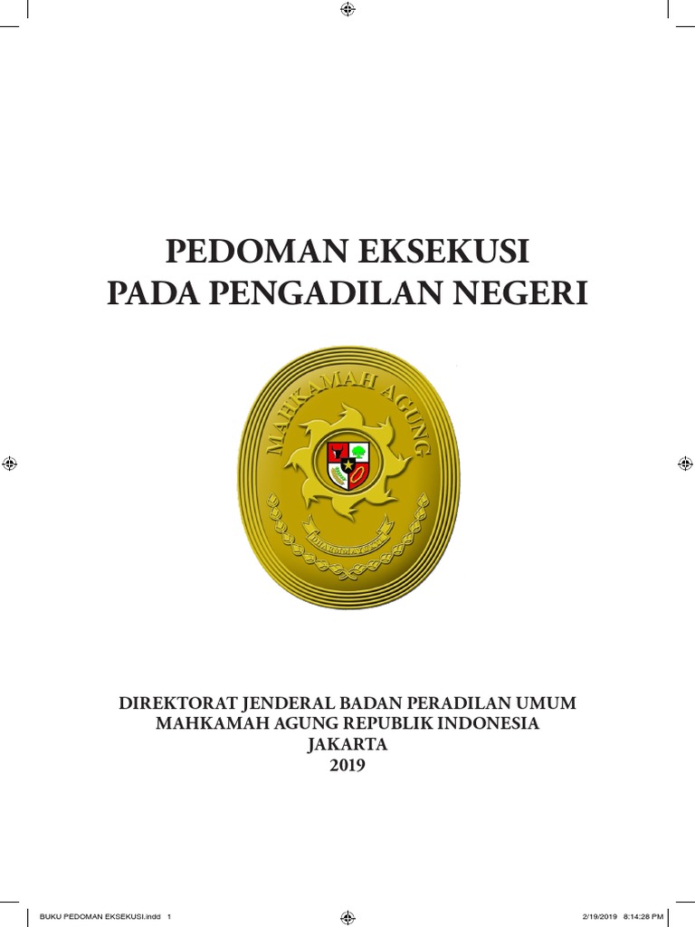 Fa Isi Buku Pedoman Eksekusi | PDF Fa Isi Buku Pedoman Eksekusi | PDF