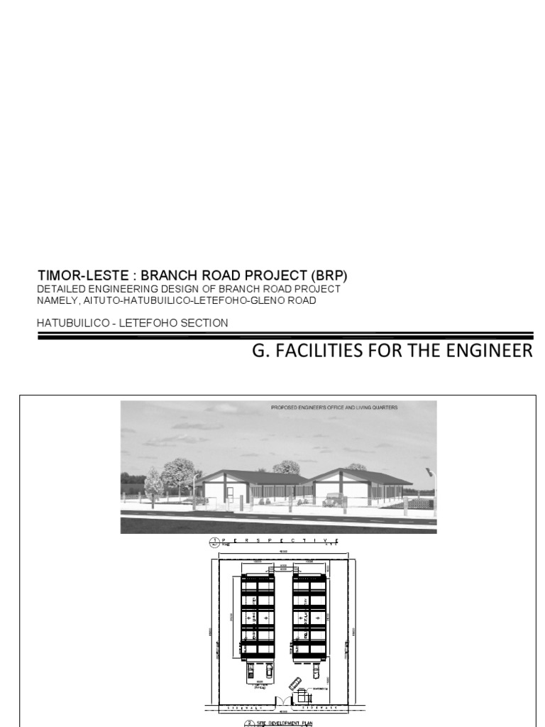 Facilities For Engineer | PDF | Road Infrastructure | Transportation Engineering