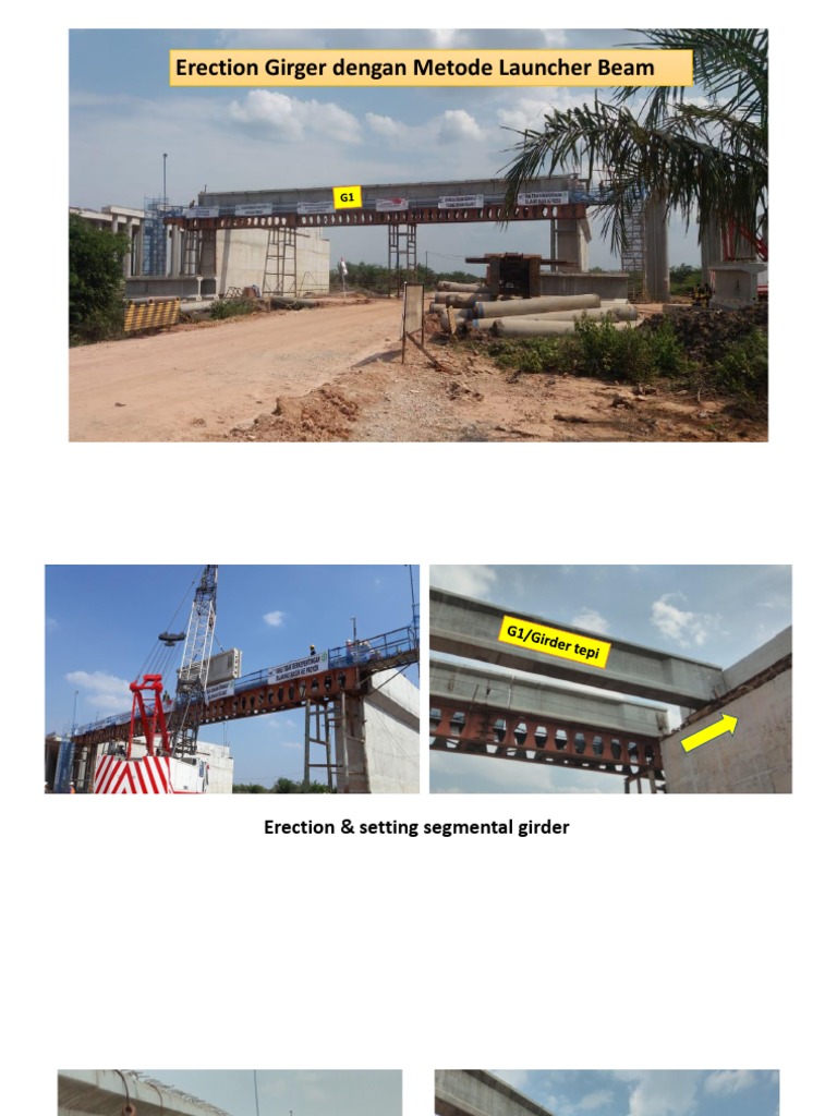Metode Erection Dengan Launcher Beam | PDF