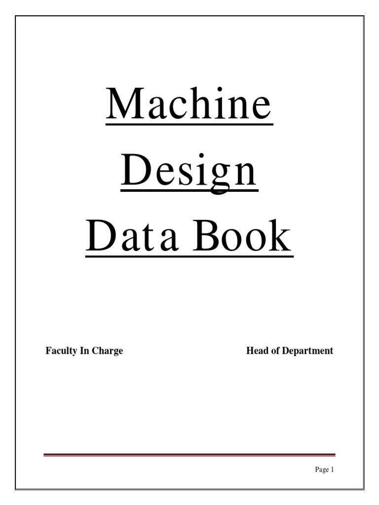 Data Book | PDF | Bending | Continuum Mechanics
