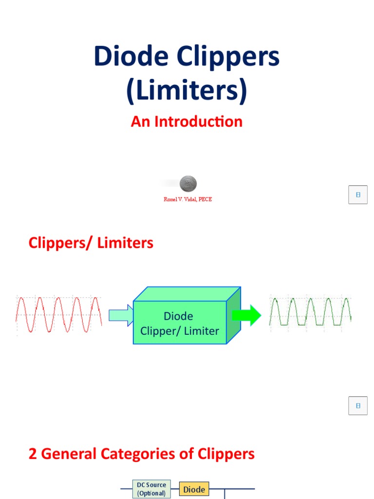 Diode Clippers: A Technical Guide | PDF