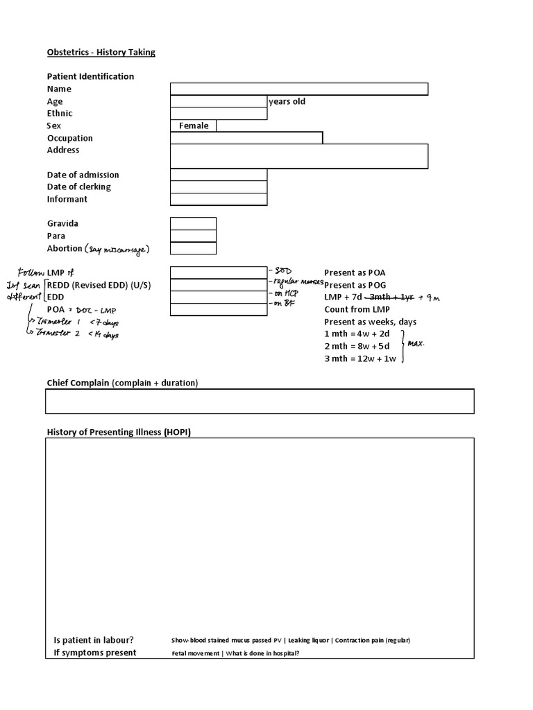 Obs Gyn Clerking | PDF | Pregnancy | Childbirth