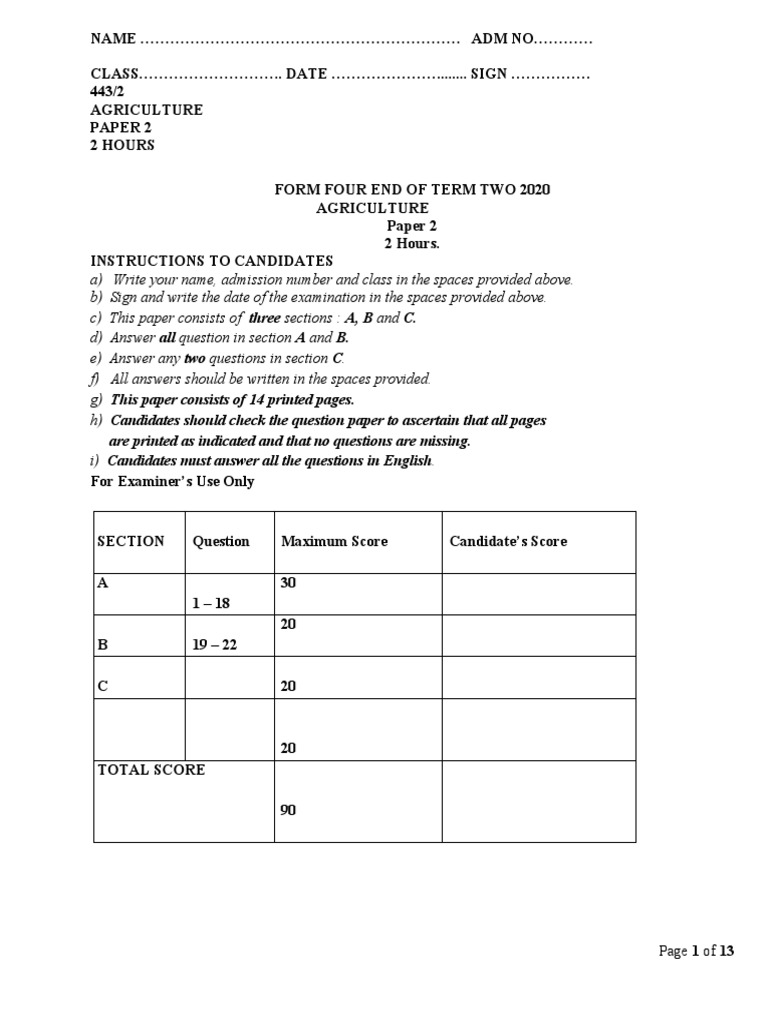 Agr PP2 | PDF | Agriculture | Domesticated Animals