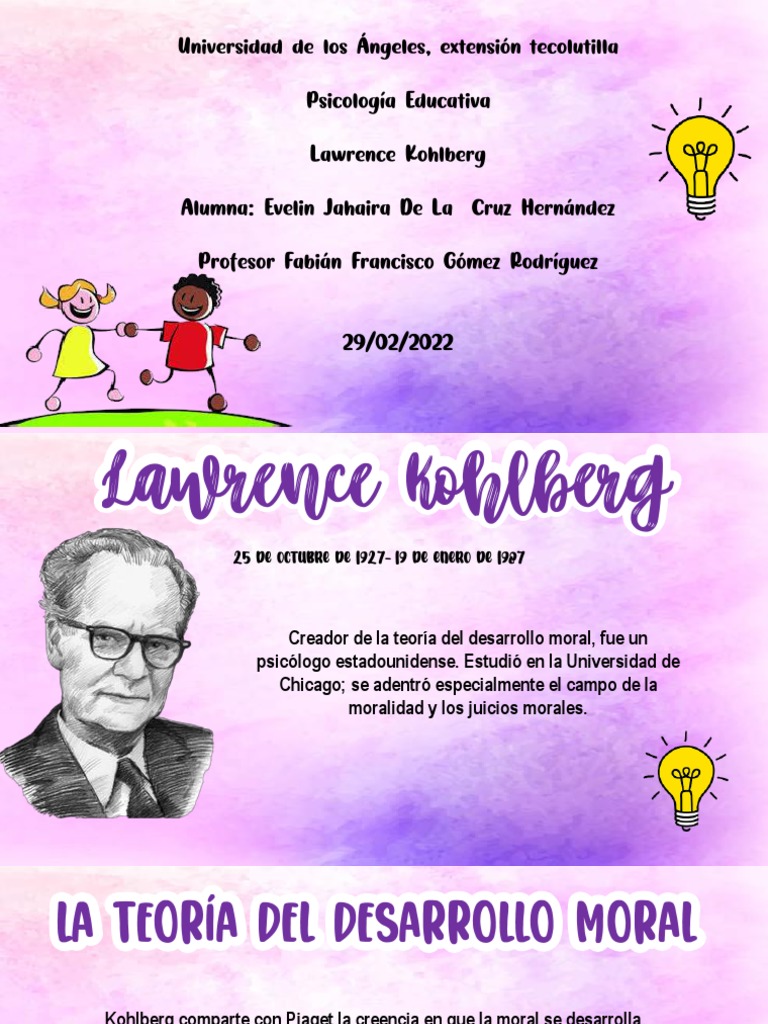 Lawrence Kohlberg by Evelin | PDF