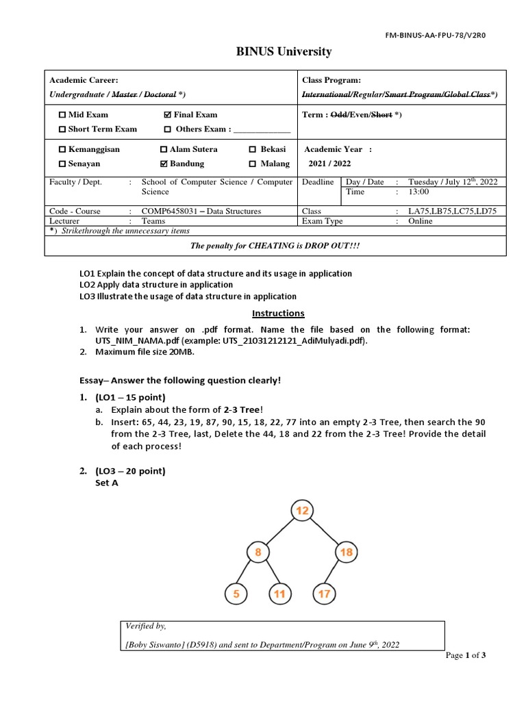 Struktur Data 12 Juli | PDF | Computer Science | Computer Programming