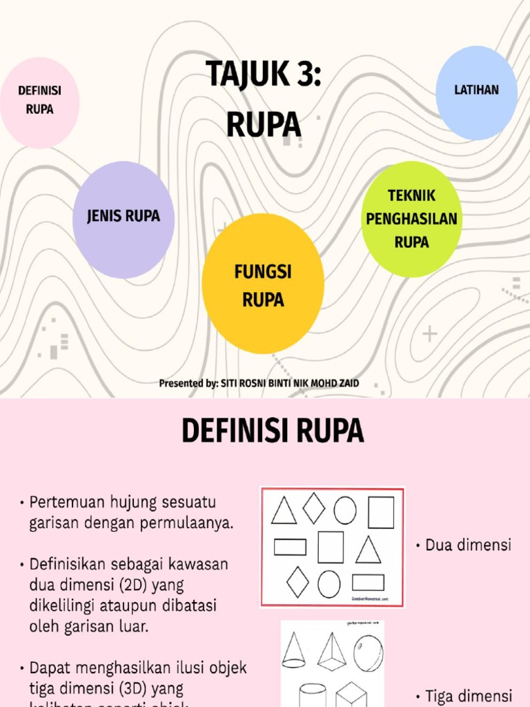 Bab 3 Rupa PSV Ting 1 | PDF