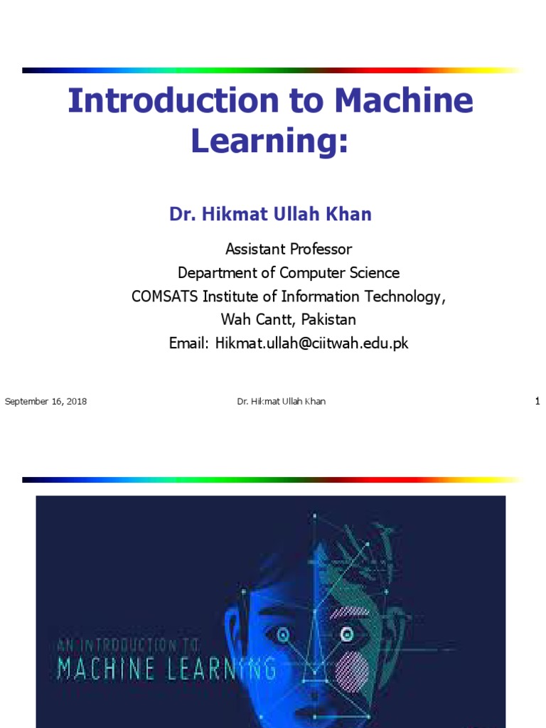 01 - ML Introduction - Course Outline | PDF | Machine Learning ...