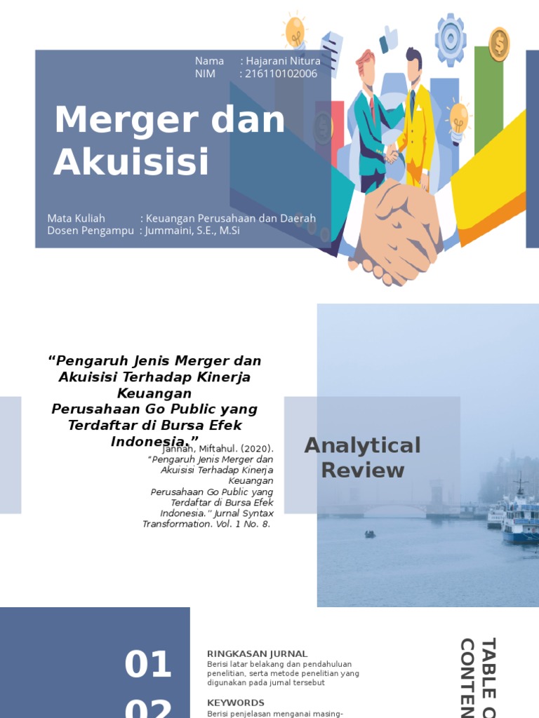 Merger Dan Akuisisi | PDF