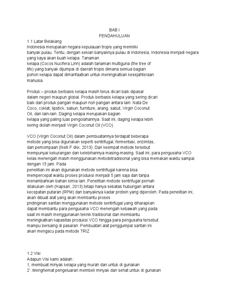 Proposal Minuman Herbal | PDF