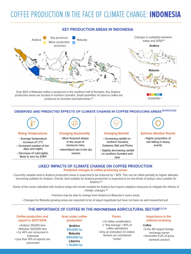 Climate Change Impact on Indonesian Coffee | PDF | Coffee | Agriculture