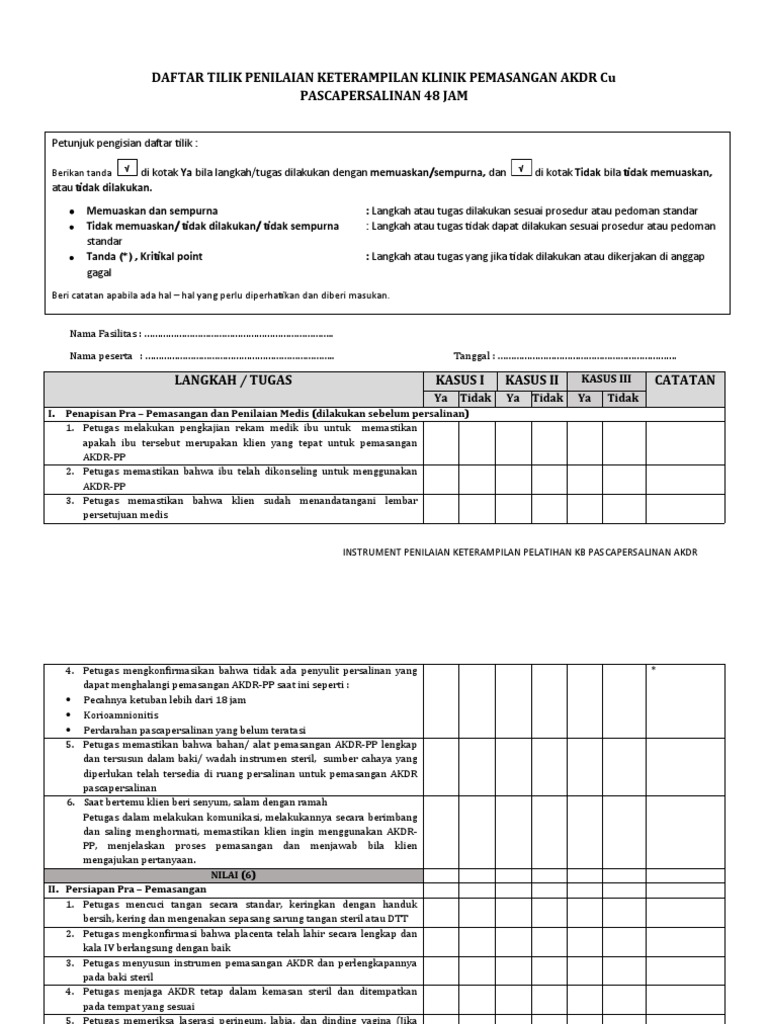 Panduan Pemasangan AKDR Pascapersalinan | PDF