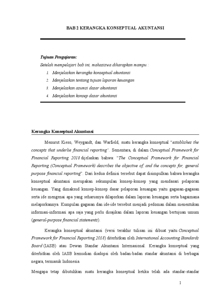 Bab 2 Kerangka Konsep Akt | PDF | Bisnis