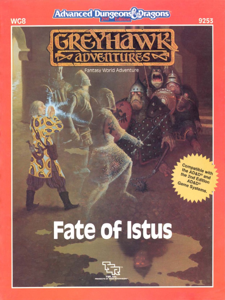 AD&D - WG8 - Fate of Istus (10 Adventures) (2e) | PDF