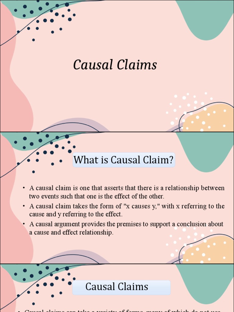 CausalClaims L06 | PDF | Causality | Psychological Concepts