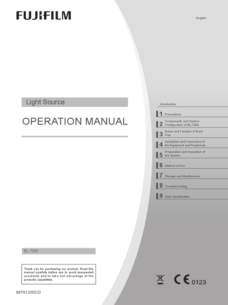BL-7000 Operation Manual Overview | PDF | Electromagnetic Interference ...