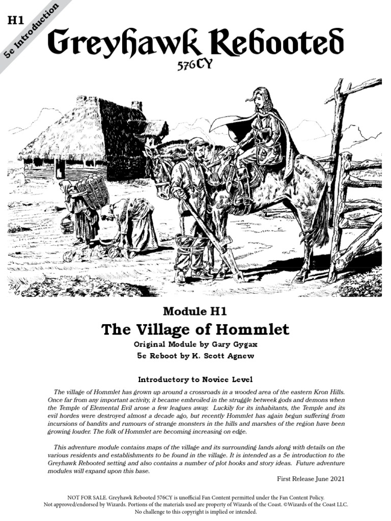 Hommlet Rebooted FINAL | PDF