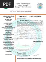 Barangay Officials Directory | PDF