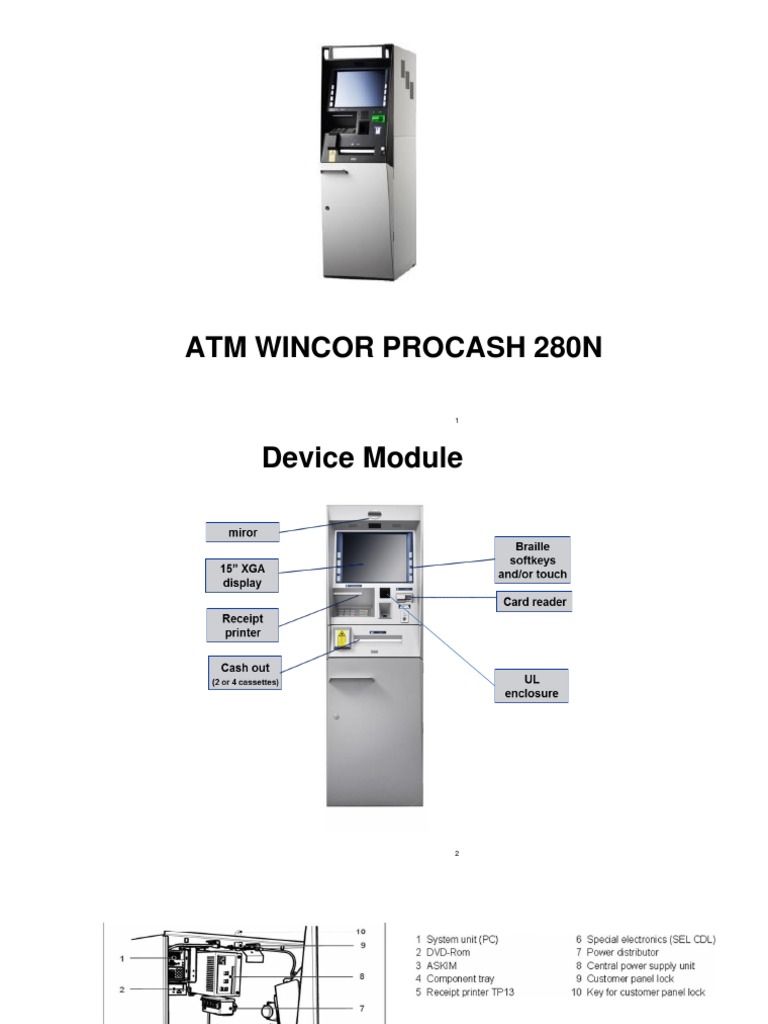 ATM Wincor | PDF