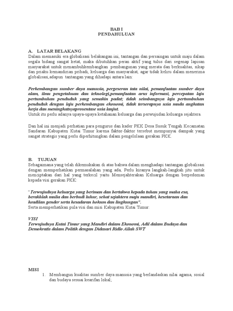10 Program Pokok PKK | PDF 10 Program Pokok PKK | PDF