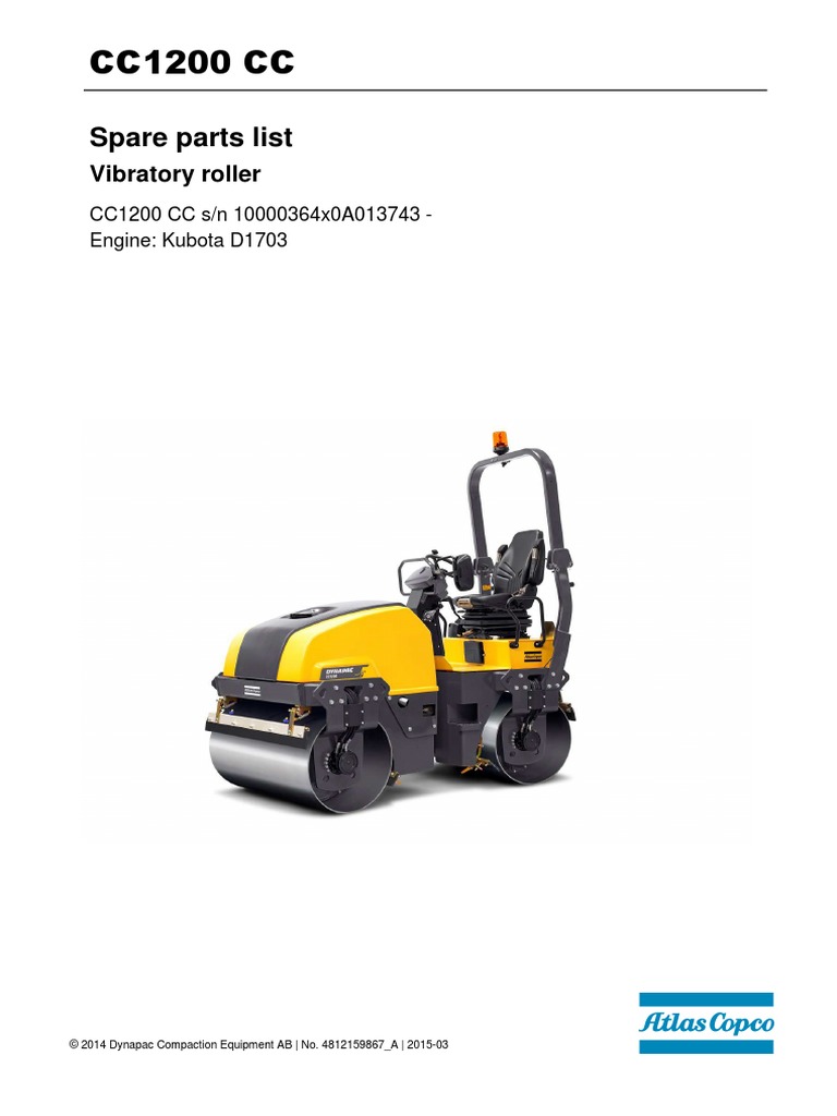 CC1200 CC Spare Parts Overview | PDF | Technology & Engineering