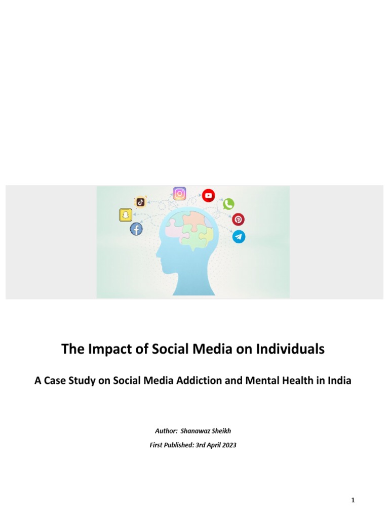 Social Media's Mental Health Impact in India | PDF | Popular Culture ...