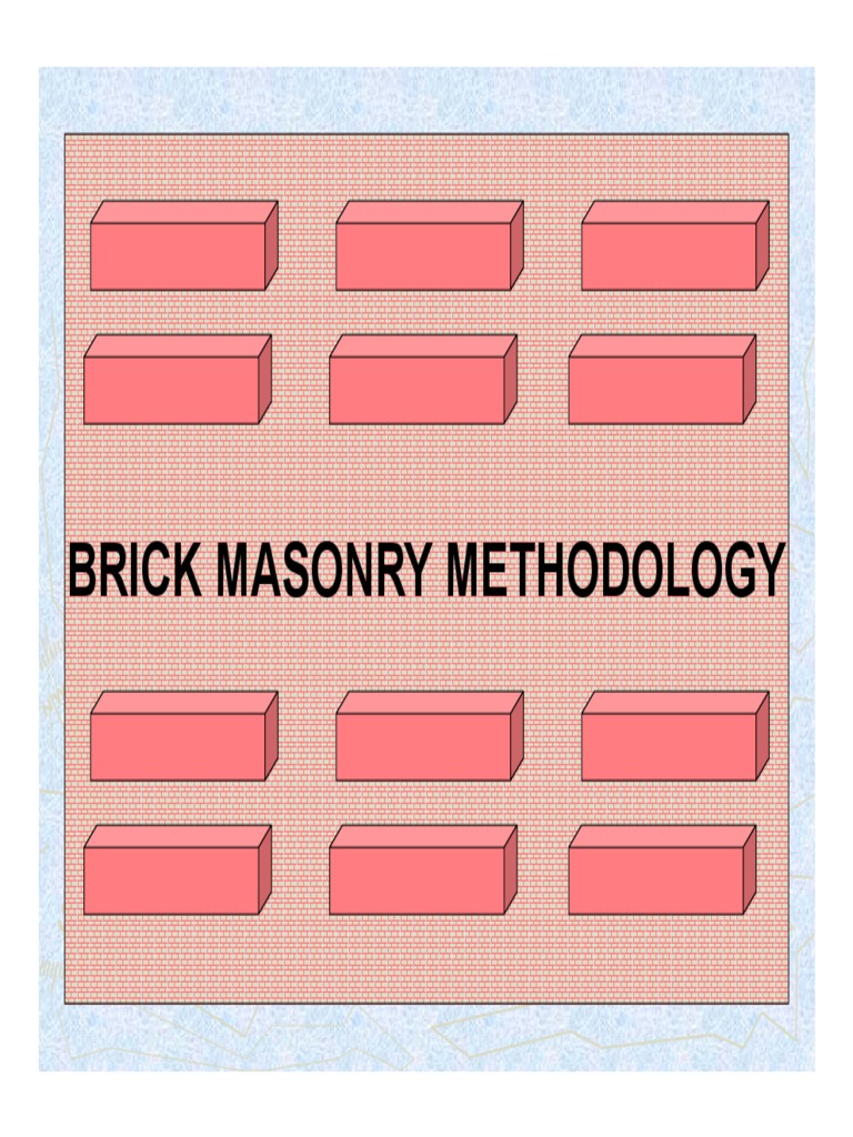 Brick Work Presentation | PDF | Brick | Masonry