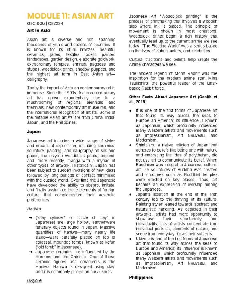 Art App Finals Notes | PDF | Japanese Art | Paintings