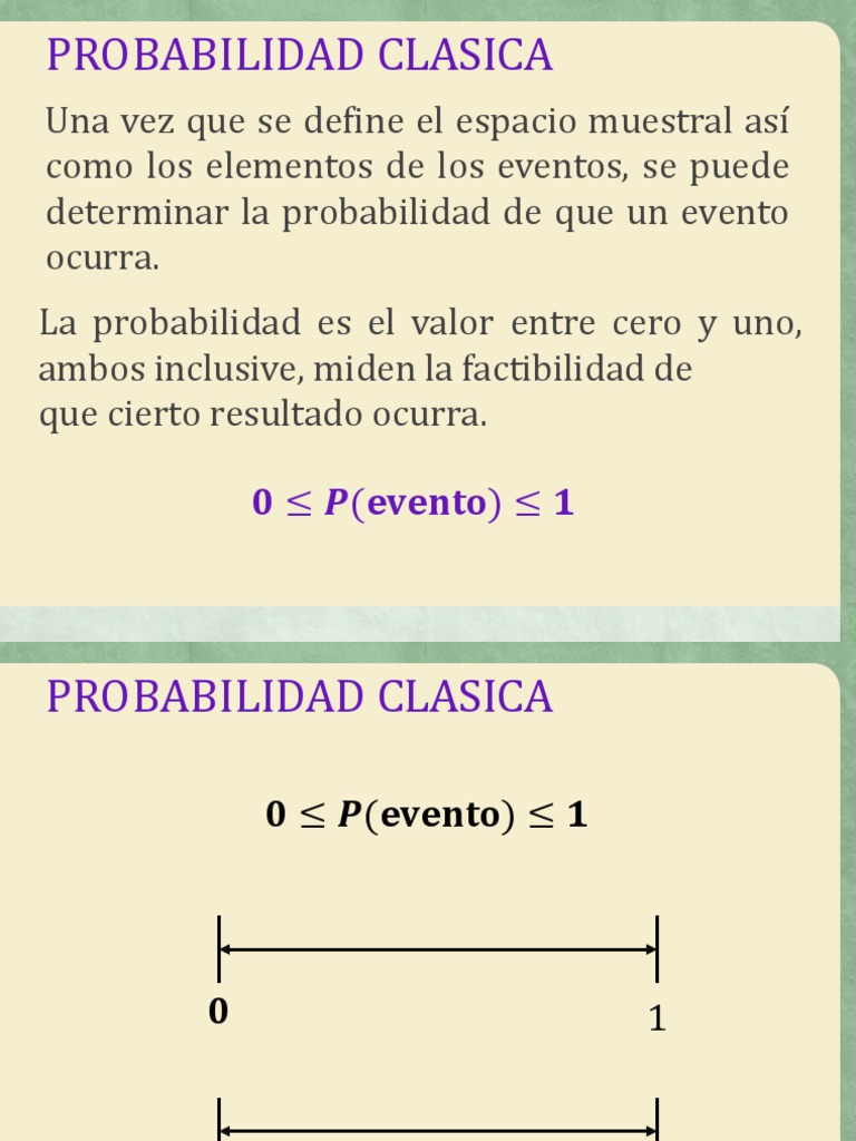 Probabilidad Clasica | PDF | Probabilidad | Matemáticas
