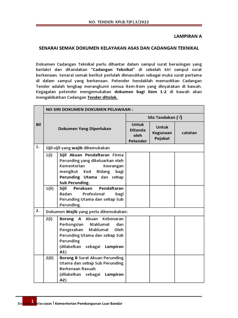 02 - Senarai Semak | PDF