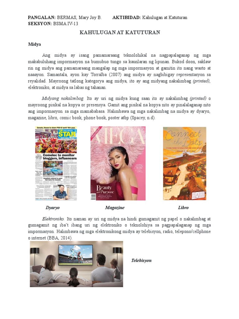 BERMAS - Kahulugan at Katuturan | PDF