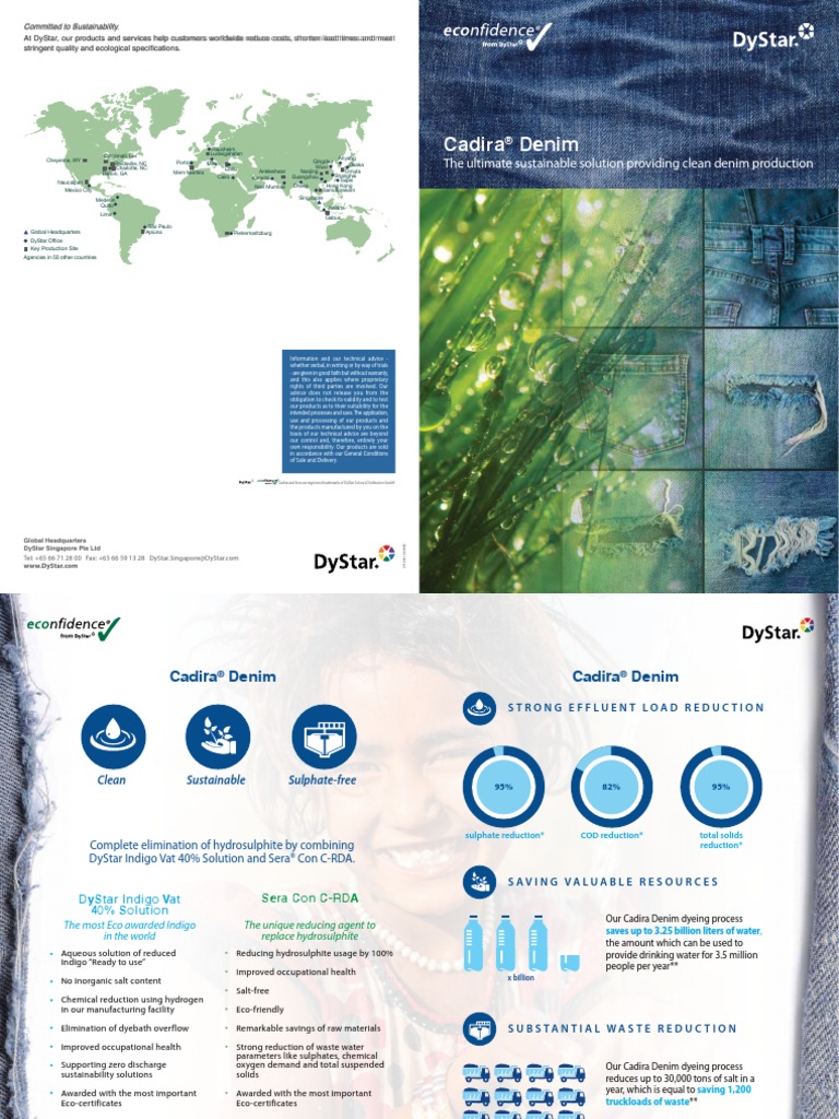 DYSTAR Cadira INDIGO Brochure March 2019 - Ansicht | PDF | Water | Dye