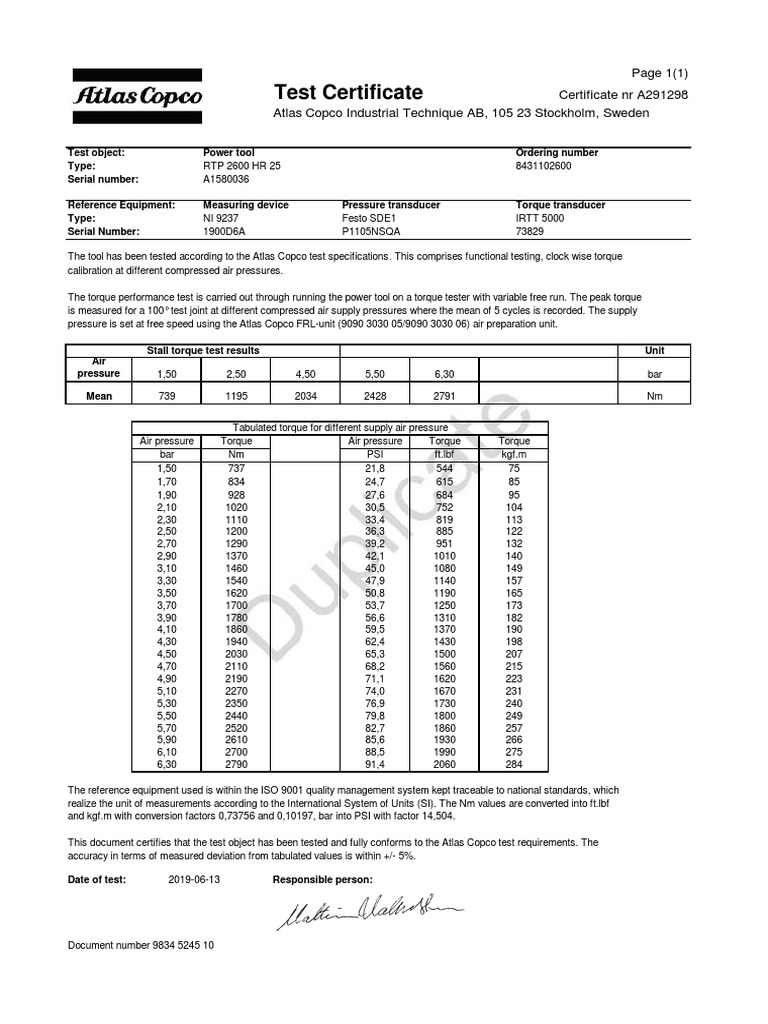 A1580036 RTP 2600 HR 25 | PDF | Physical Quantities | Metrology