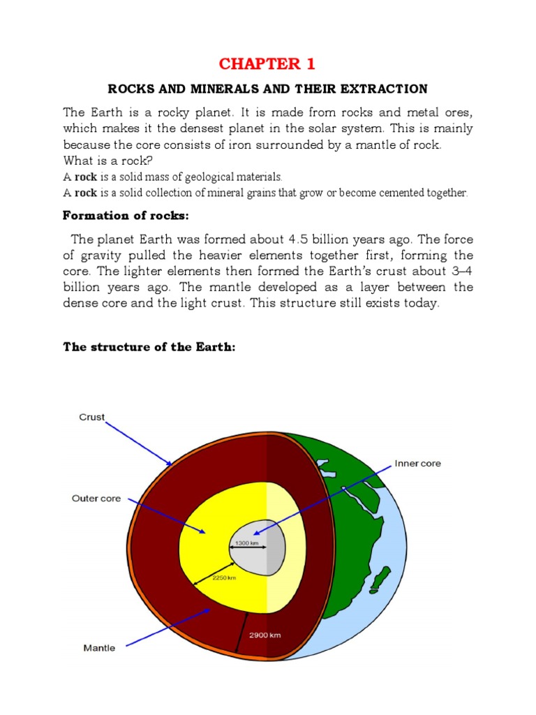 Rocks and Minerals and Their Exploitation GCSE IGCSE Environmental ... Rocks and Minerals and Their Exploitation GCSE IGCSE Environmental ...